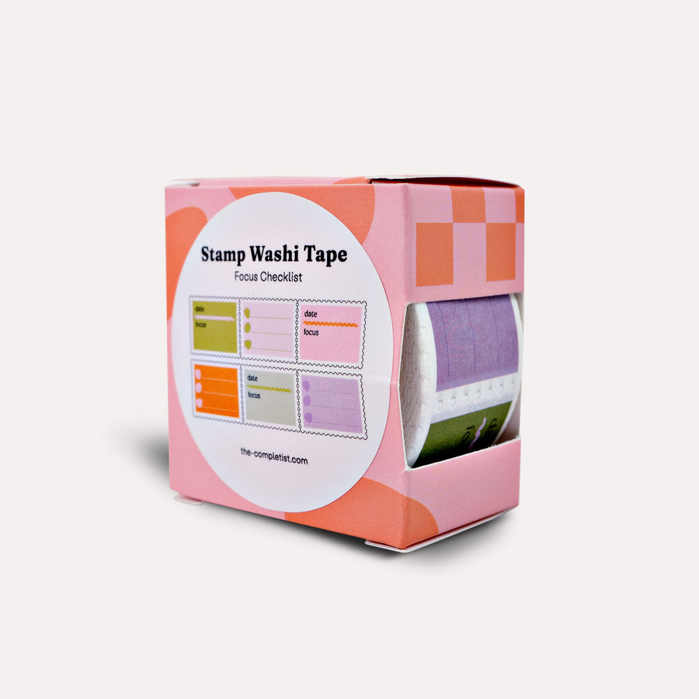 Focus Checklist Stamp Washi